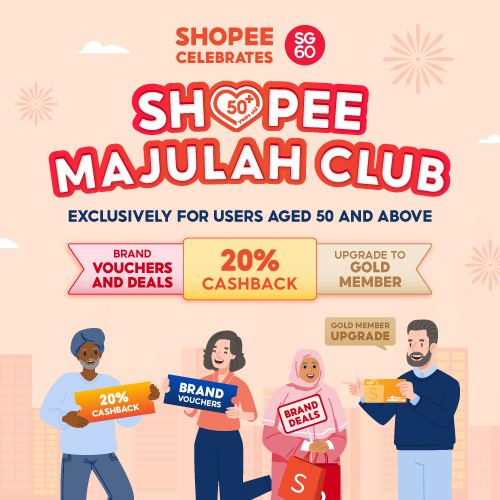 onePA | Majulah Club Exclusive: Get 20% Cashback with Shopee