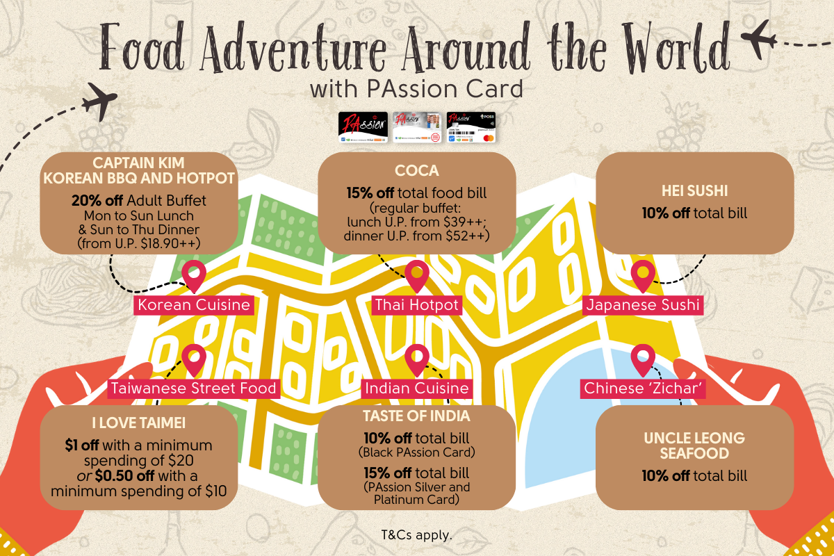 onePA | Food Adventure Around the World with PAssion Card